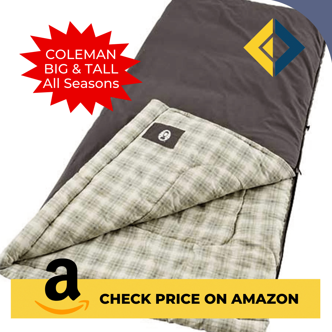 Camping in Comfort in a Flannel Lined Sleeping Bag